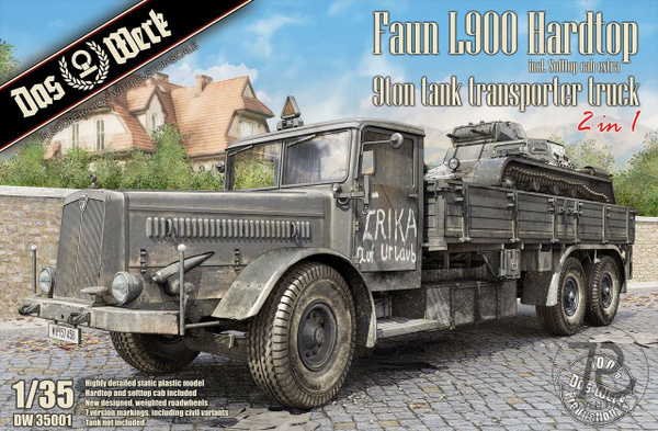 Сборная модель Das Werk 1:35 DW35001 Немецкий грузовик Faun L900 купить ...
