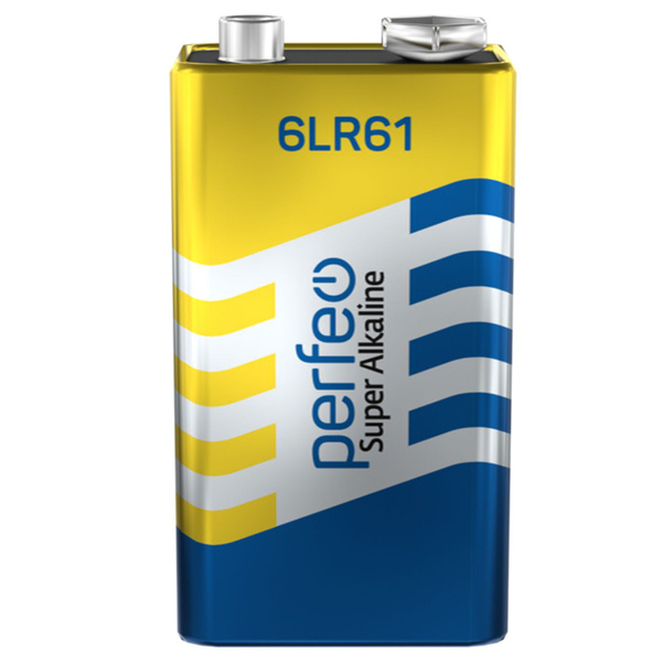Perfeo Батарейка Крона (6LR61, 1604A), Щелочной тип, 9 В, 1 шт - купить с доставкой по выгодным ...