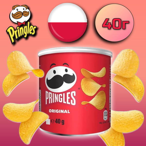 Характеристики Pringles /Чипсы Flame Original, 40г ,Польша подробное ...