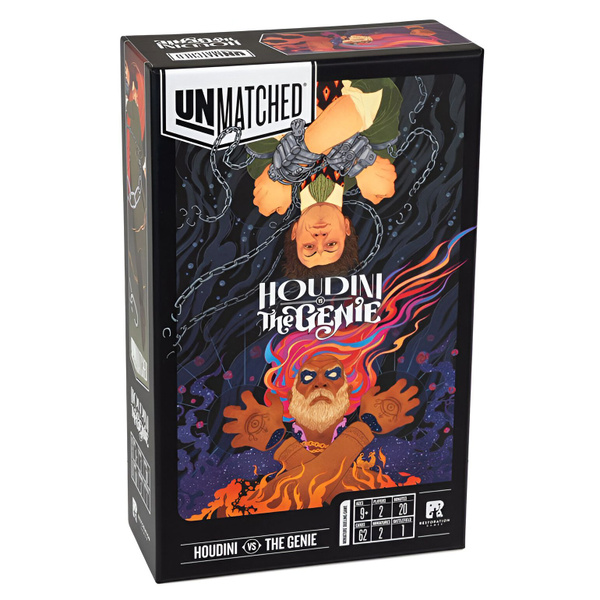 Настольная игра Unmatched : Houdini vs The Genie (на английском ...