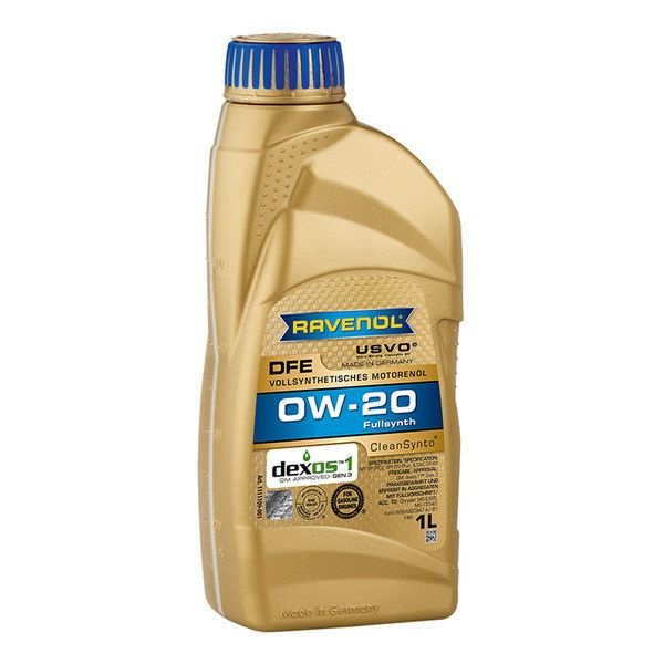 Масло моторное RAVENOL 0W-20 Синтетическое - купить в интернет-магазине OZON (1416904680)