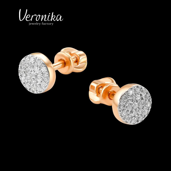 Veronika jewelry factory Серьги ювелирные Серебро позолоченное 925 ...