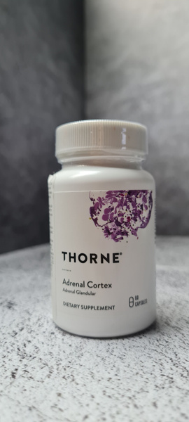 Thorne Research Adrenal Cortex 50 mg 60 capsules, Препарат для ...