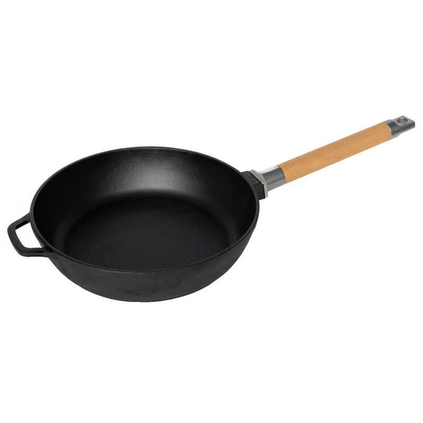 Сковорода Гардарика глубокая Гардарика чугунная со съемными ручками 26 ...