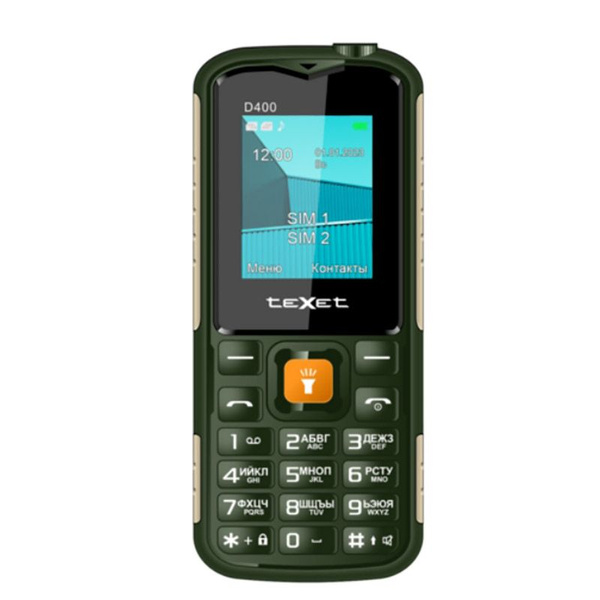 Сотовый телефон teXet TM-D400 Green купить на OZON по низкой цене ...