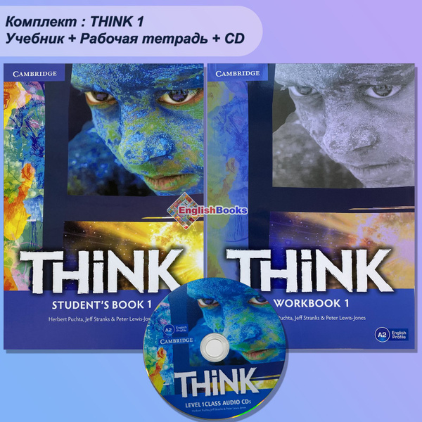 Think 1 A2, комплект ( Student's book, Workbook + CD ) купить на OZON ...