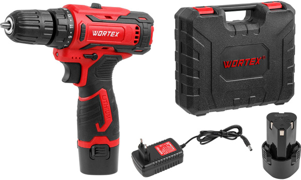 Дрель-шуруповерт WORTEX BD 1220 Li (1329356), От аккумулятора - купить по низкой цене в интернет ...