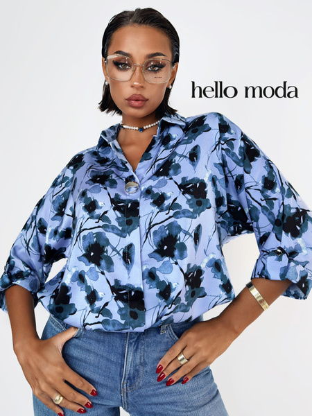 Блузка HELLO MODA! - купить с доставкой по выгодным ценам в интернет-магазине OZON (1123312159)