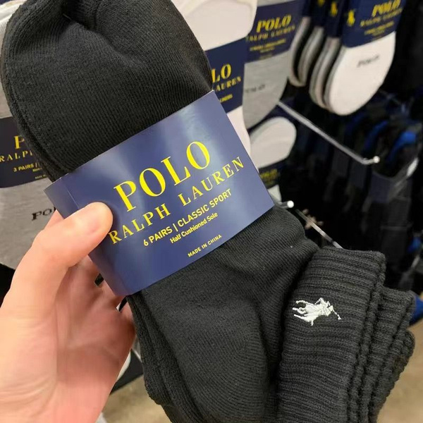 Носки Polo Ralph Lauren, 6 пар купить на OZON по низкой цене (1731287219)