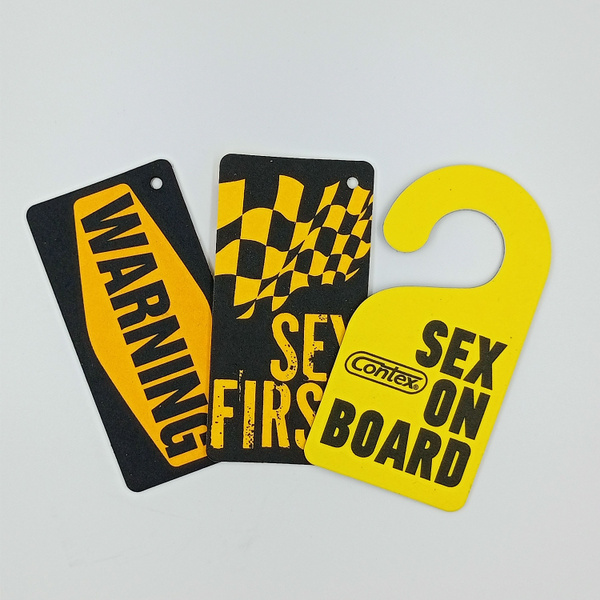 Contex Ароматизатор автомобильный Warning Sexoholicsex Firstsex On Board купить с доставкой