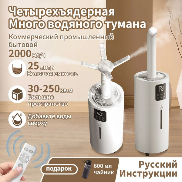 Увлажнитель воздуха JSQ-003WT-25L, белый - купить с доставкой по выгодным ценам в интернет ...