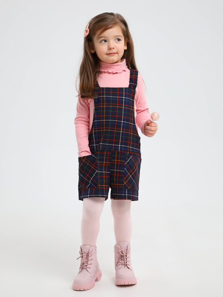 Комбинезон для девочки с шортами из футера, Девочки, На любой сезон ...