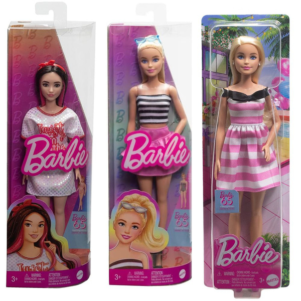 Кукла Barbie, 65-я годовщина, 3 упаковки, Fashionistas #213 #214 HTH66 ...