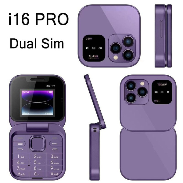 Мобильный телефон i16 pro Dual Sim, пурпурный - купить по выгодной цене ...