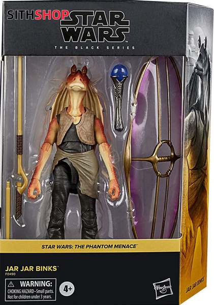 Фигурка Star Wars The Black Series JAR JAR BINKS Phantom Menace 6 Inch ...