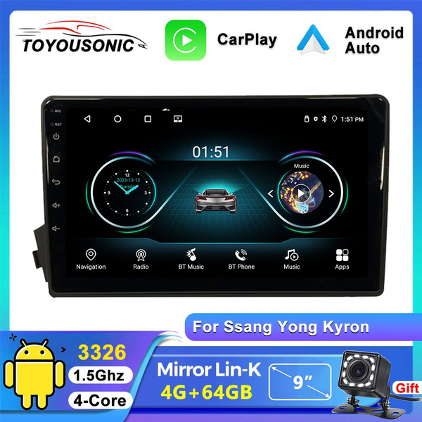 TOYOUSONIC Автомагнитола, диагональ: 9", 2 DIN, 4ГБ/64ГБ купить на OZON по низкой цене (1459740452)