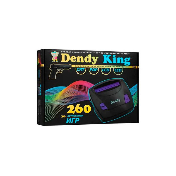 Игровая приставка Dendy King 260 игр + световой пистолет - купить с доставкой по выгодным ценам ...