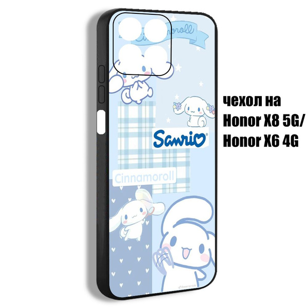 чехол для Honor X8 5G Hello Kitty Хелло Китти Санрио Синаморол ...