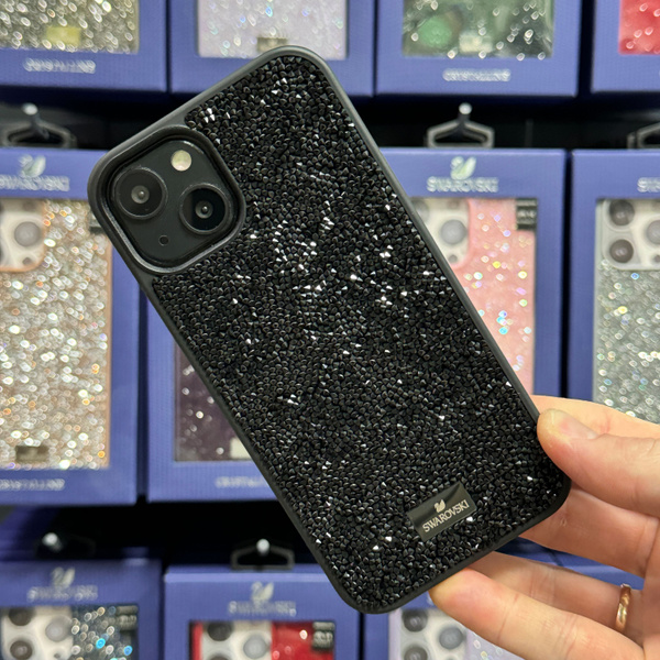Чехол Swarovski ROCK для iPhone 13 черный - купить с доставкой по ...