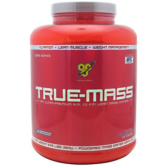 Гейнер BSN True Mass Vanilla Ice Cream 5.75Lbs - купить с доставкой по ...