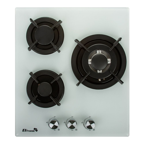 Варочная панель газовая ELTRONIC 33-12, 3 конфорки, белая купить по ...