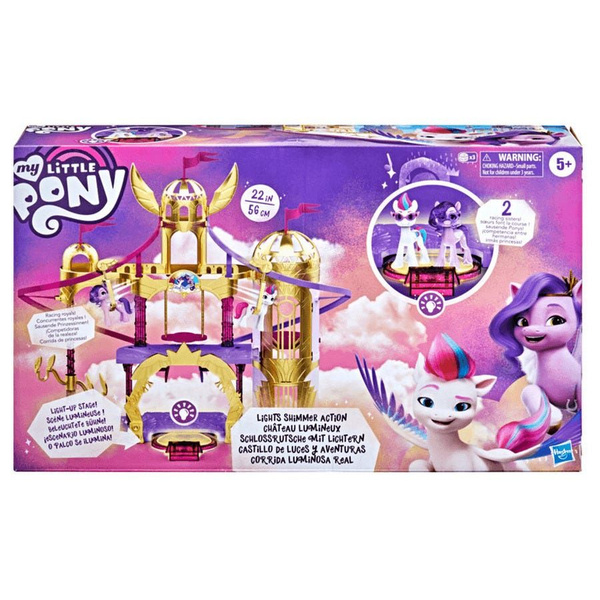 Игровой набор замок c 2 фигурками май литл пони, кукольный домик для ...