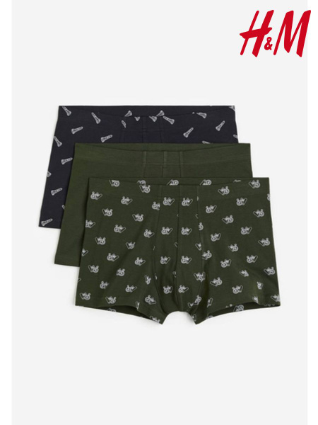 Комплект трусов H&M, 3 шт - купить с доставкой по выгодным ценам в интернет-магазине OZON ...