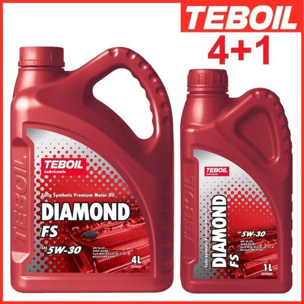Масло моторное TEBOIL 5W-30 Синтетическое 5 л 345260 купить c доставкой ...