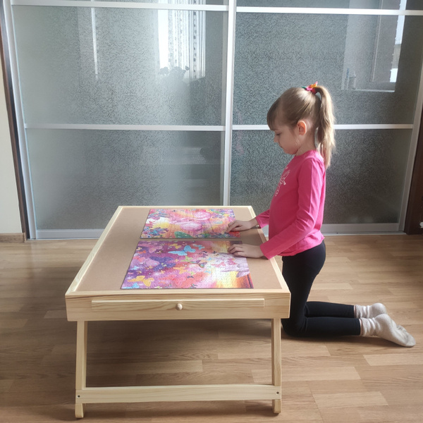 Складной стол (доска) для сборки пазлов до 1500 шт. и настольных игр ...