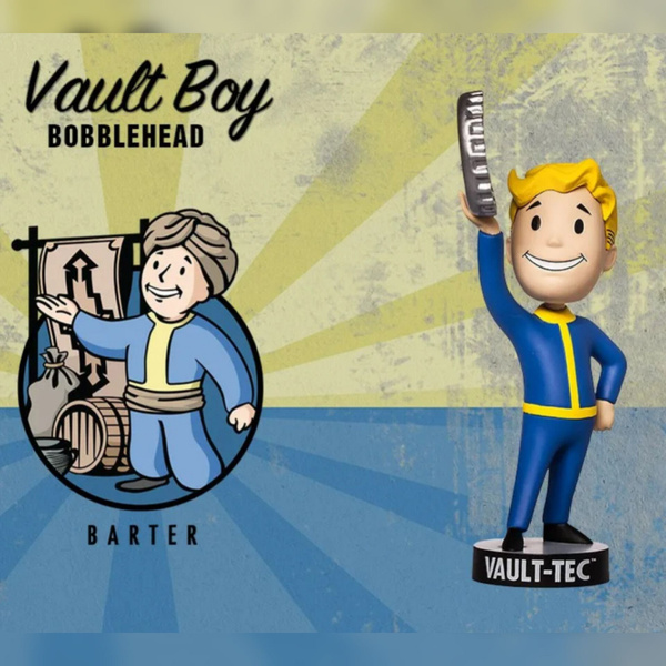 Фигурка Vault Boy Barter "Бартер" из игры Fallout коллекционная ...