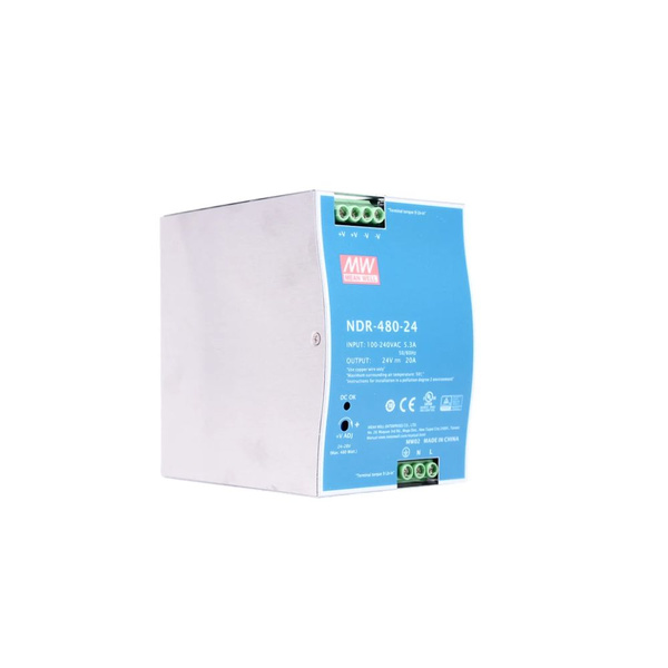 NDR-480-24, Блок питания, 24В,20А,480Вт купить на OZON по низкой цене (1551621115)