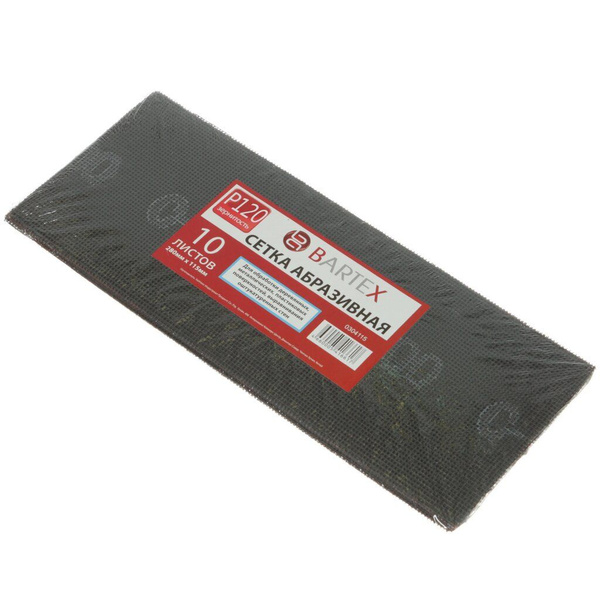 Сетка абразивная Bartex 115 мм P120 10 шт - купить по низким ценам в интернет-магазине OZON ...