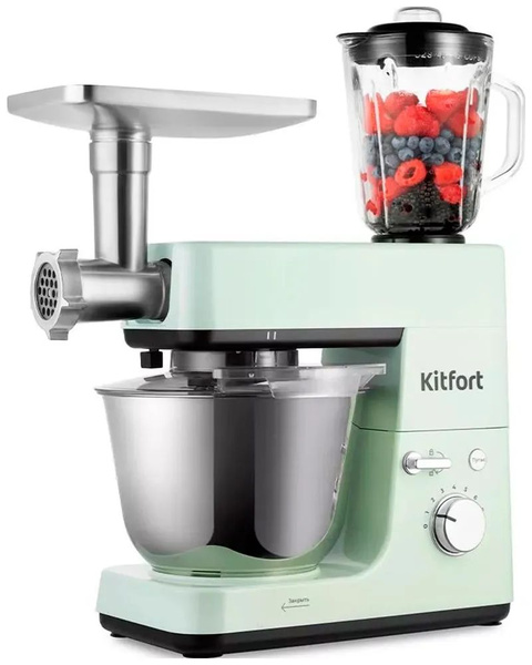 Планетарный Миксер Kitfort планетарный Kitfort КТ-3419-2, мятный, 1200 Вт - купить по низким ...