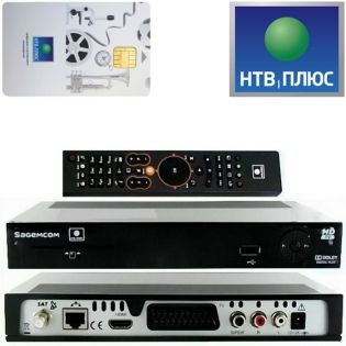 Характеристики Ресивер НТВ ПЛЮС Sagemcom DS174 HD +абонентский договор ...