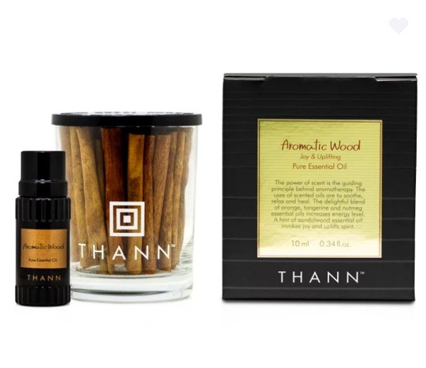Эфирное масло с палочками корицы Aromatic Wood / THANN / Aromatic Wood Pure Essential Oi /10ml ...