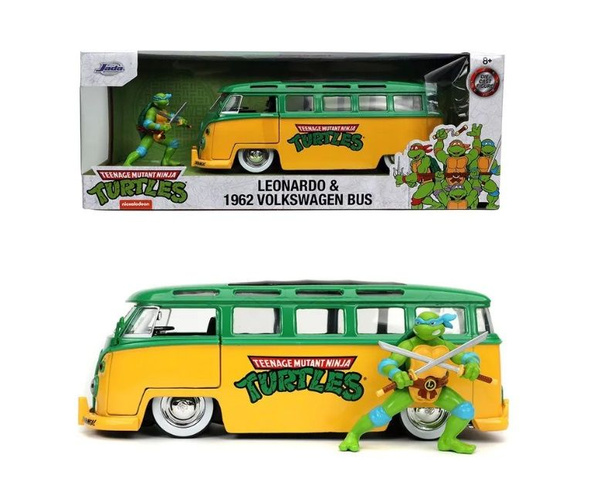 Коллекционная модель JADA. Teenage Mutant Ninja Turtles 1962 Volkswagen ...