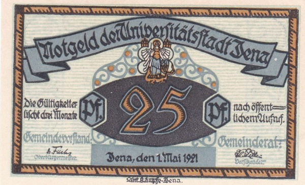 Германия (Веймарская Республика) Йена 25 пфеннигов 1921 г. купить на OZON по низкой цене ...