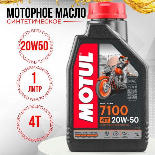 Масло моторное MOTUL 20W-50 Синтетическое - купить в интернет-магазине ...
