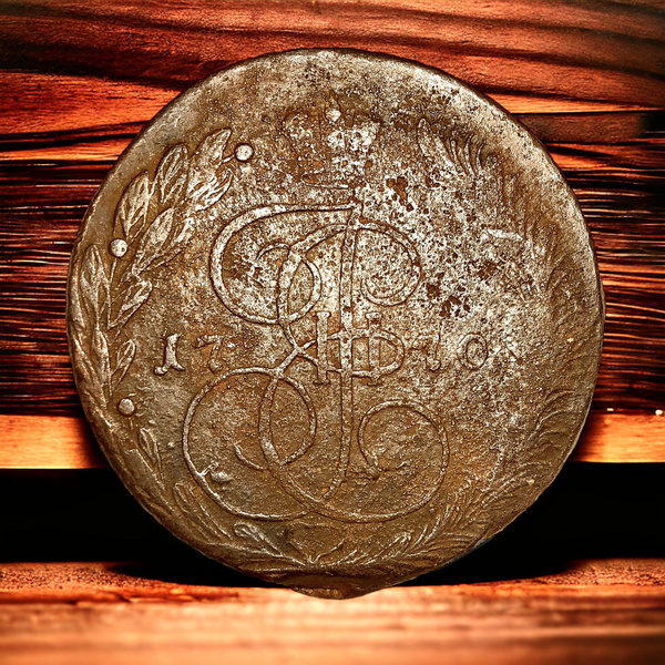 Вопросы и ответы о Монета Российская Империя 5 копеек 1770 года, ЕМ. Екатерина II – OZON ...