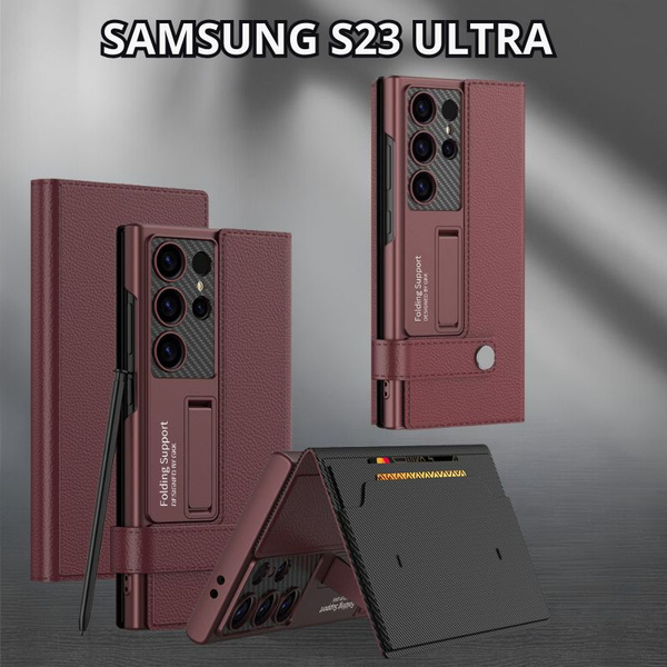 Чехол на Samsung S23 Ultra книжка Самсунг S23 Ультра красный - купить с ...