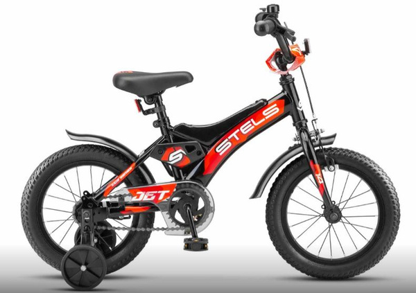 Велосипед детский 14 Stels Jet Z010, черный - купить с доставкой по выгодным ценам в интернет ...