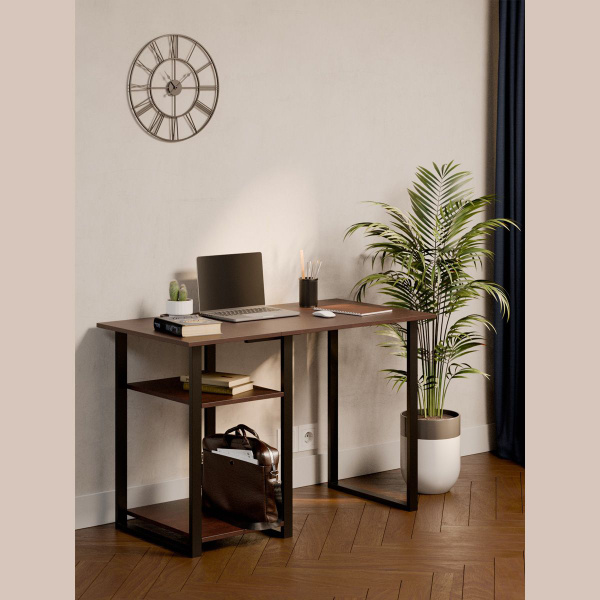 Характеристики Письменный стол в стиле Лофт, Размер 115х60х75 см на ...