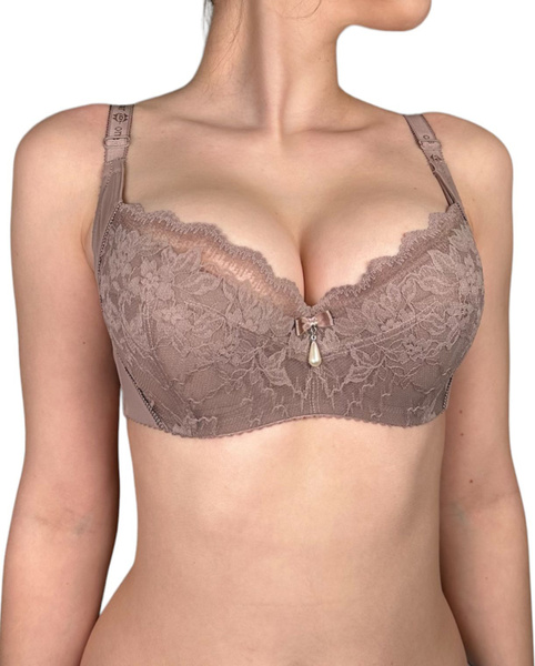 Бюстгальтер Женский VE.NU.S, размер 85E светло-коричневый Вечерний/праздничный Китай Крючки ...