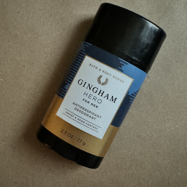 Гингемский Герой - Gingham Hero - Мужской Дезодорант-Антиперспирант ...
