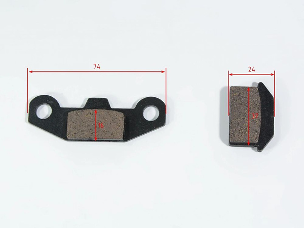 Колодки тормозные передние KAYO PREDATOR, MINI BULL на мотоцикл ...