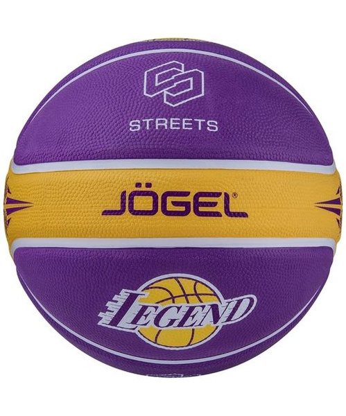 Мяч баскетбольный JOGEL Streets, 7 размер, фиолетовый купить по ...