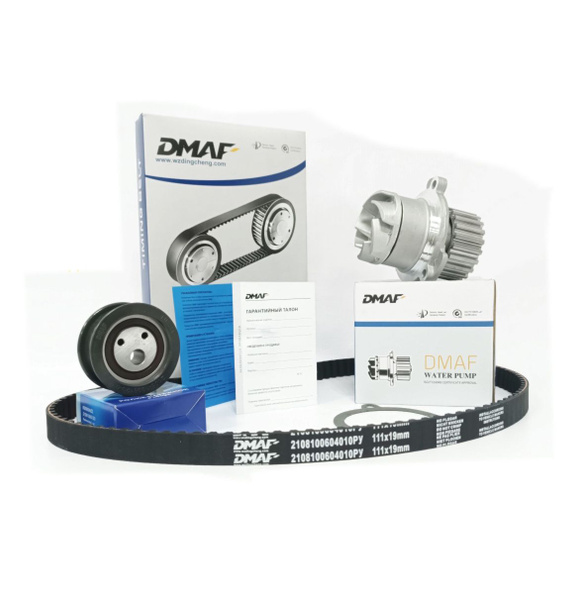 Комплект ГРМ 8 клапанный DMAF помпа+ролик+ремень ВАЗ 2108-2110-2115, 1111 (Ока), Лада Калина ...