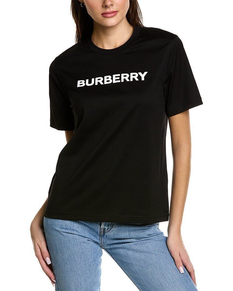 Футболка Burberry, размер 56, цвет черный - купить по выгодной цене в ...