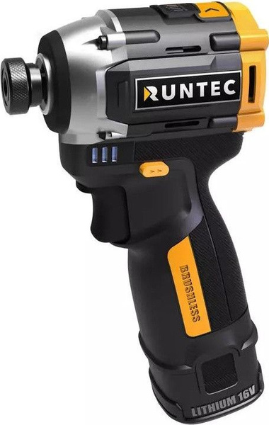 Винтоверт ударный аккумуляторный RUNTEC PRO 1/4", 16В, 2*2Ач, 150Нм RUNTEC RT-ED133 - купить в ...