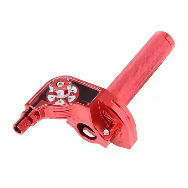 Ручка газа в сборе алюминиевая короткоходная CNC оранжевая OTOM - купить по низким ценам в ...